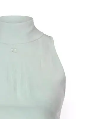 COURREGES Heritage High-neck Sleeveless Jumper
