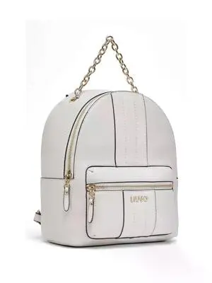 Liu Jo Grained Effect Backpack With Chain Detail