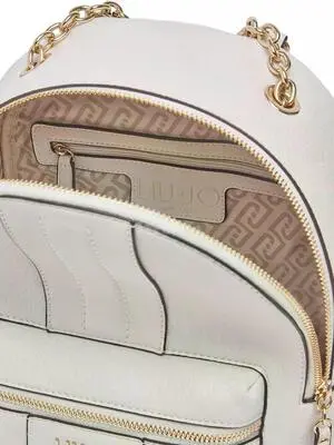 Liu Jo Grained Effect Backpack With Chain Detail