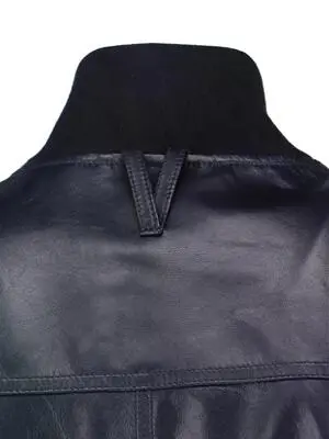 VALSTAR Buttoned Leather Jacket