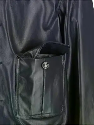 VALSTAR Buttoned Leather Jacket