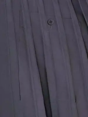 Issey Miyake Pleated Button Coat