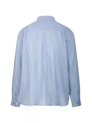 COOR Striped-pattern Buttoned Shirt