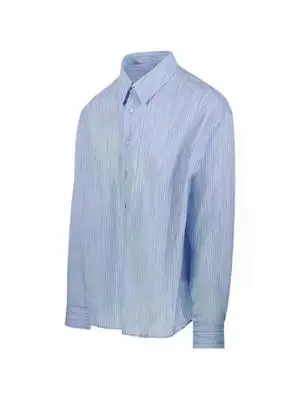 COOR Striped-pattern Buttoned Shirt
