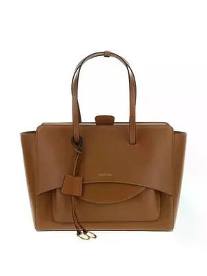 HIDESINS Flap Leather Tote - Brown