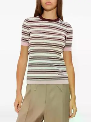 Moncler Striped Knitted T-shirt