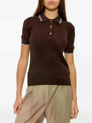 Moncler Buttoned Polo Top