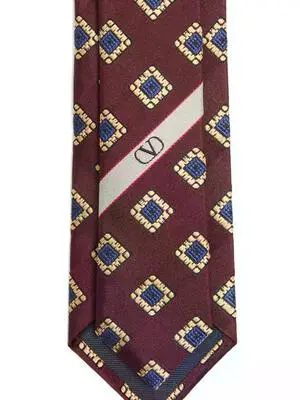 Valentino Garavani Silk Wool Jacquard Tie