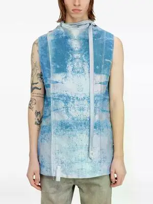DIESEL® D-lormil-fsi Vest Deconstructed Denim