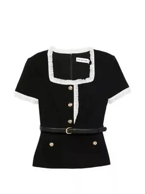 Self-portrait Short Sleeve Blouses