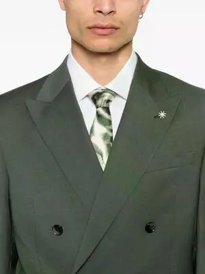 MANUEL RITZ Double-breasted Suit - Green