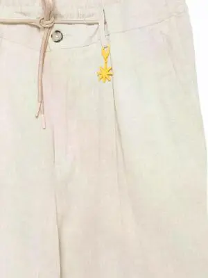 MANUEL RITZ Drawstring Trousers - Neutrals