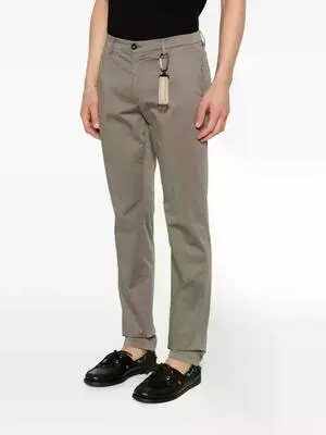 MANUEL RITZ Logo Patch Trousers - Brown