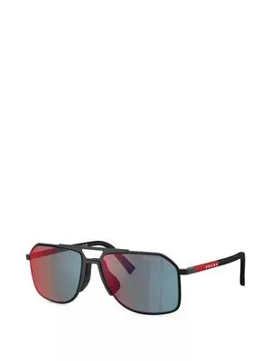 Prada Geometric-frame Sunglasses