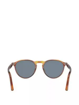 Persol Round-frame Sunglasses - Brown