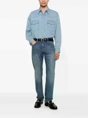 Versace Light Stonewashed Five-pocket Jeans - Blue
