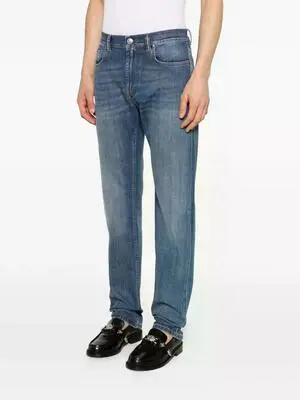 Versace Light Stonewashed Five-pocket Jeans - Blue