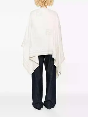 Fendi Geometric-patterned Cape