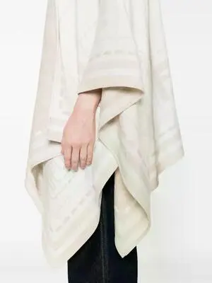 Fendi Geometric-patterned Cape