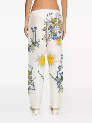 AMIR SLAMA Graphic-print Trousers