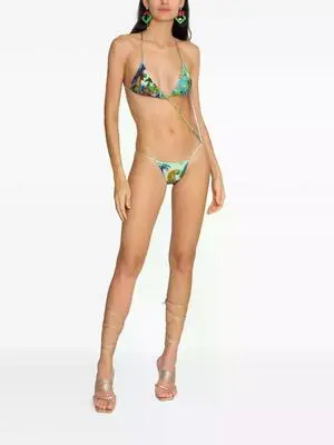 AMIR SLAMA Printed Tie Bikini