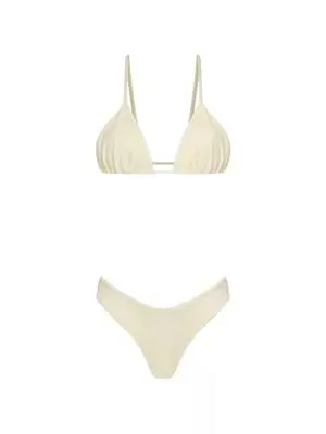 AMIR SLAMA Gathered Detail Bikini - Neutrals