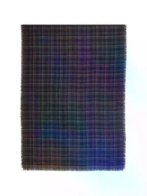 FERRAGAMO Cashmere And Silk Scarf - Blue