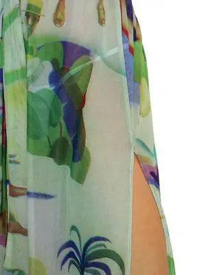AMIR SLAMA Printed Maxi Dress