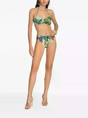 AMIR SLAMA Printed Tie Bikini