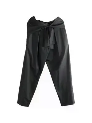 THE ROW Tie-waist Cropped Trousers