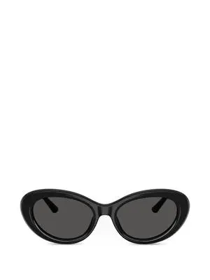 Dolce & Gabbana Oval-frame Sunglasses - Black