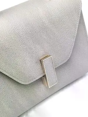 VALEXTRA Leather Crossbody Bag - Grey