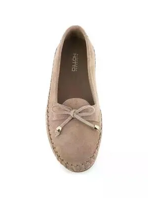 ALEXANDER HOTTO Tie-detail Loafers - Neutrals