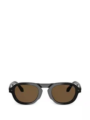 Giorgio Armani Round-frame Sunglasses - Black