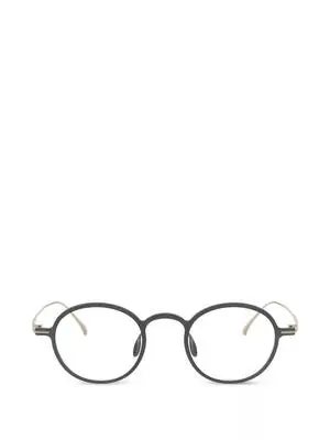 Giorgio Armani Round Frame Eyeglasses - Black