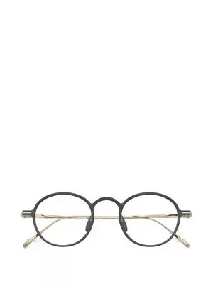 Giorgio Armani Round Frame Eyeglasses - Black