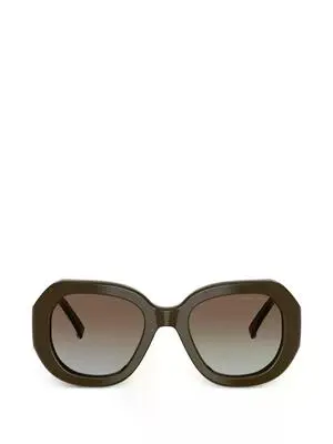 Giorgio Armani Geometric Sunglasses - Brown