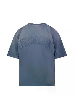 GOLDEN GOOSE Distressed Cotton T-shirt With Raised Logo