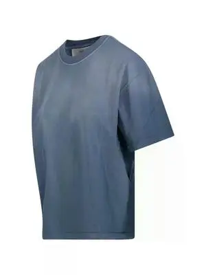 GOLDEN GOOSE Distressed Cotton T-shirt With Raised Logo
