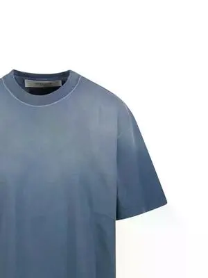 GOLDEN GOOSE Distressed Cotton T-shirt With Raised Logo