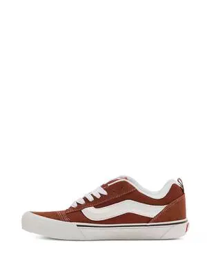 VANS Knu Skool Lace-up Suede Sneakers - Brown
