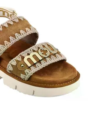 Mou Logo-appliqué Sandals