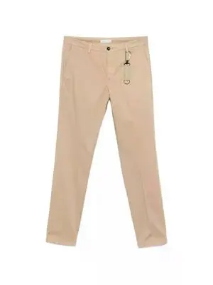MANUEL RITZ Belt-loops Skinny Trousers - Neutrals