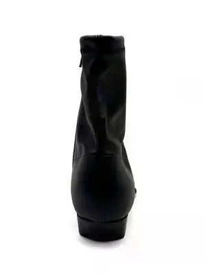 GUGLIELMO ROTTA Pointed Toe Zip Up Ankle Boots