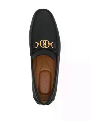 Bally Pilot Leather Loafers