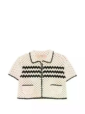 N°21 Crocheted Jacket With Contrast Trim