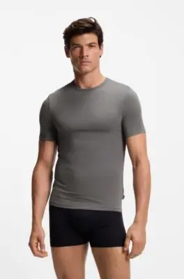 BOSS Three-pack Of Moisture-wicking Underwear T-shirts