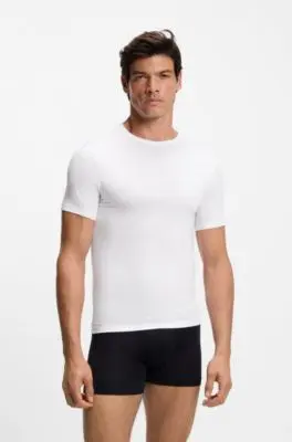 BOSS Three-pack Of Moisture-wicking Underwear T-shirts