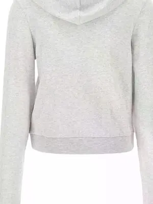 ENTIRE STUDIOS Zip Cropped Hoodie - Grey