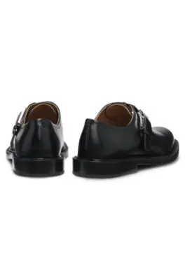 BOSS Italian Leather Monk Shoes